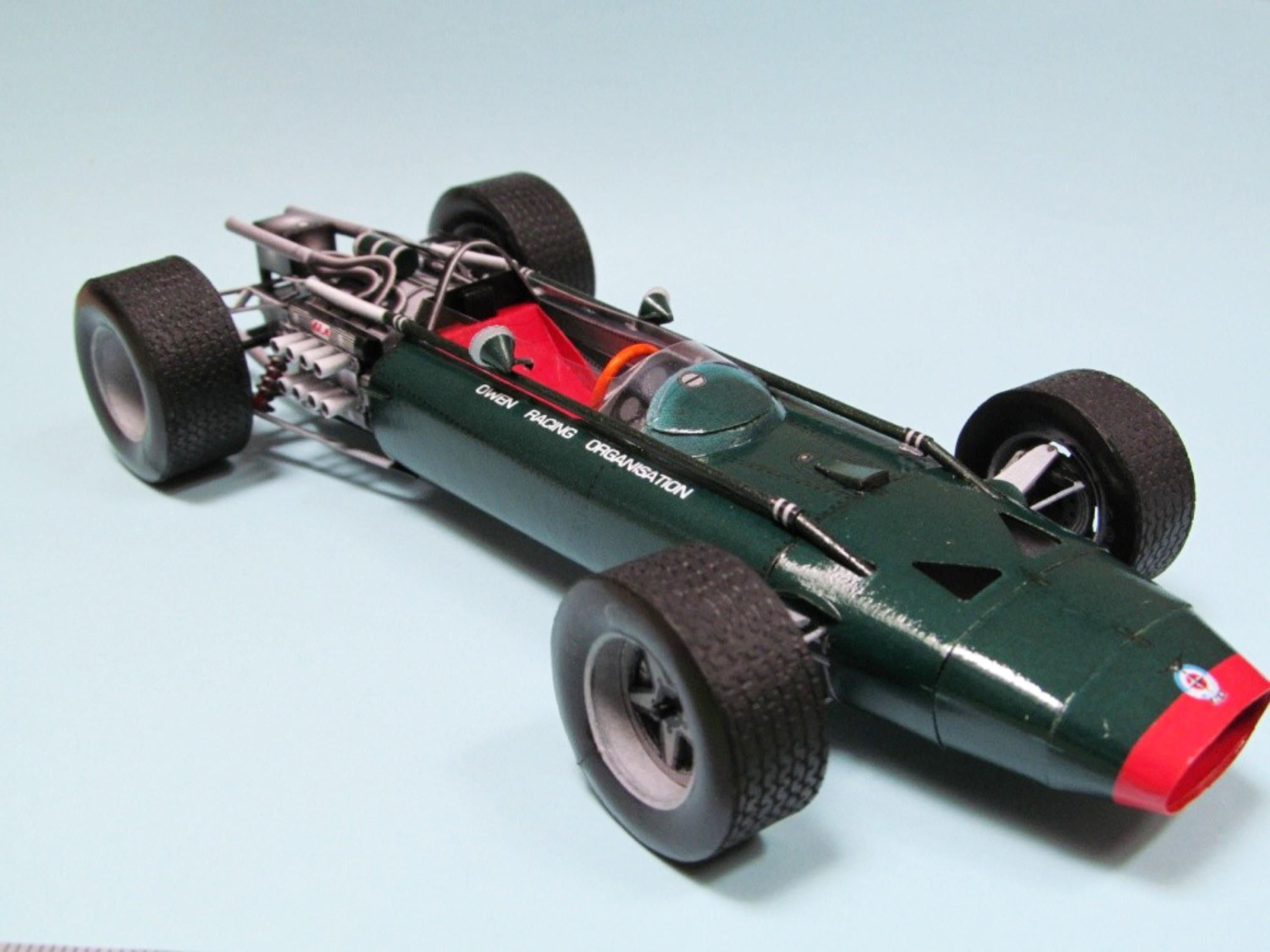 Papercraft Kit F1 BRM P83 Race Car 3d Paper Model Crafting Kit PDF ...