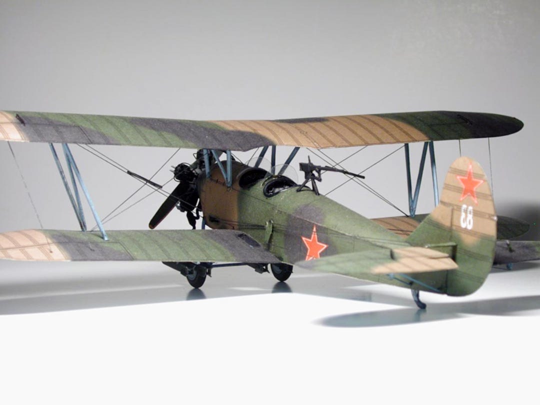 Papercraft Kit Po-2 Biplane 3d Paper Model Crafting Kit PDF Plans to ...