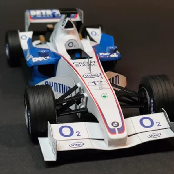 Papercraft Kit F1 Race Car 3d Paper Model Crafting Kit - Etsy