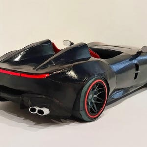 Papercraft Kit Ferrari F40 Car 3d Paper Model Crafting Kit PDF Plans to ...