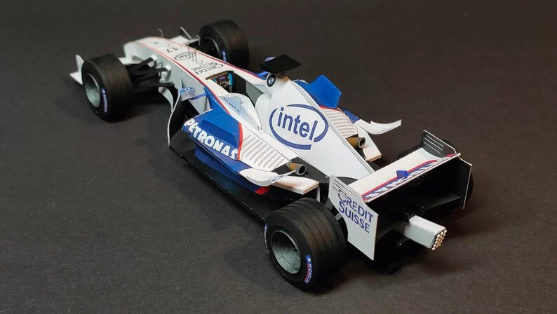 Papercraft Kit F1 Race Car 3d Paper Model Crafting Kit PDF Plans to ...