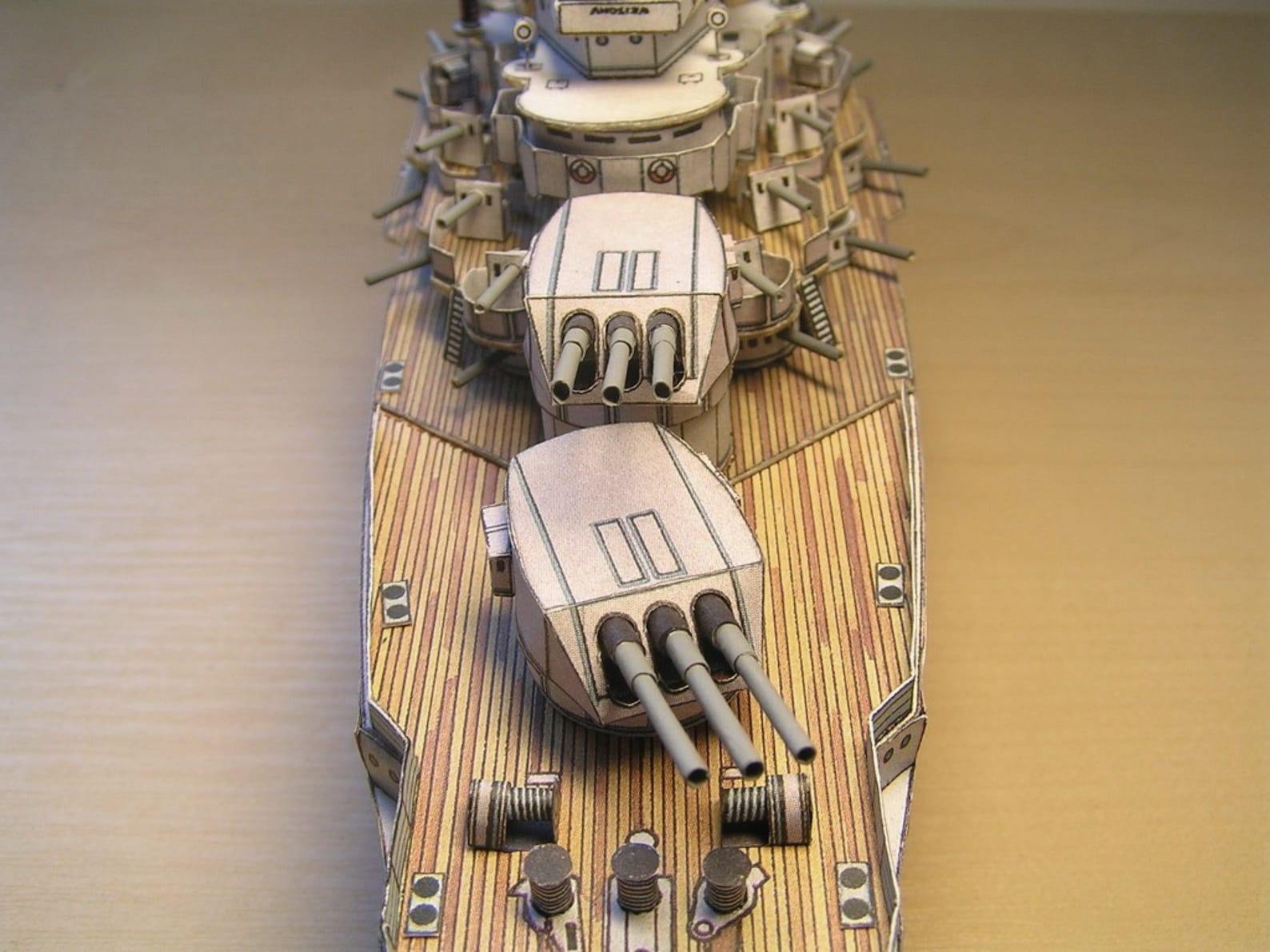 Papercraft Kit USS Arizona Battleship 3d Paper Model Crafting Kit PDF ...