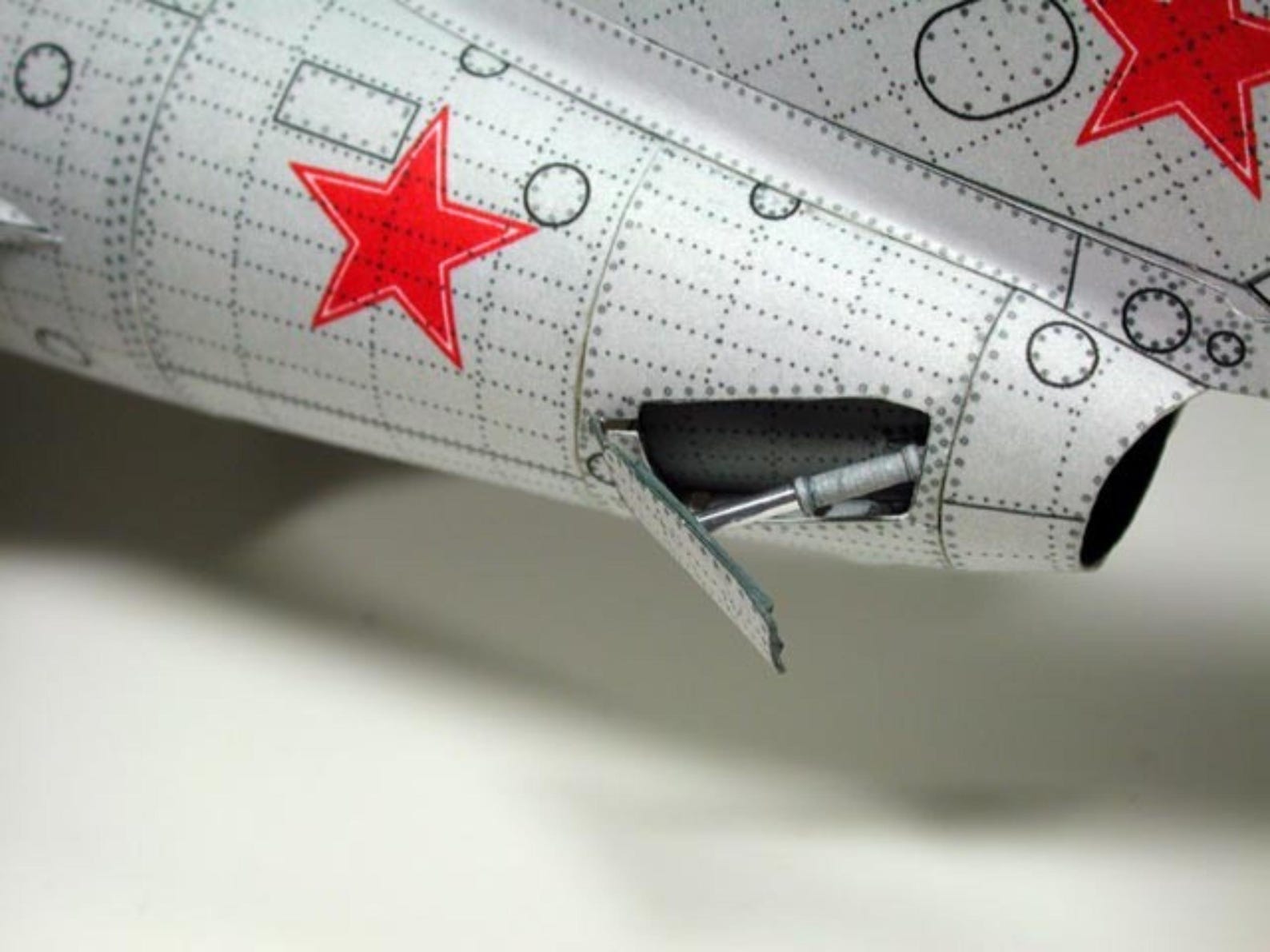 Papercraft Kit Mig-15 Fagot Airplane 3d Paper Model Crafting Kit PDF ...