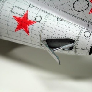 Papercraft Kit Mig-15 Fagot Airplane 3d Paper Model Crafting Kit PDF ...