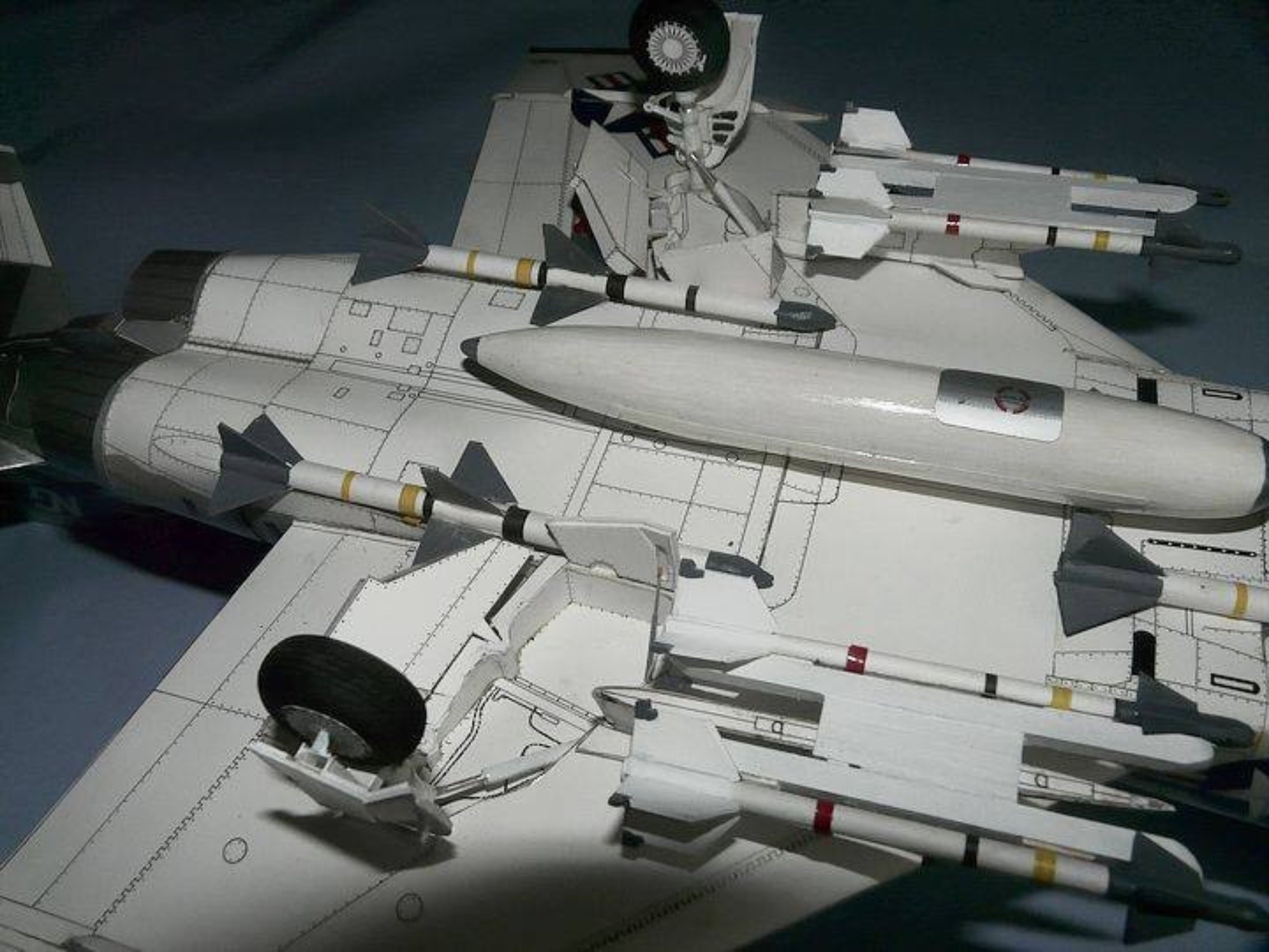 Papercraft Kit F-4 Phantom Plane 3d Paper Model Crafting Kit PDF Plans ...