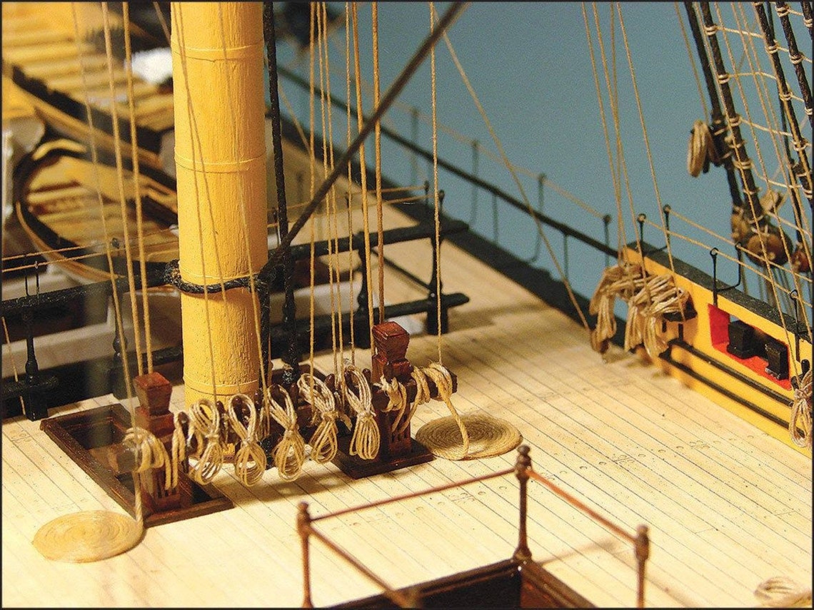 Papercraft Kit HMS Victory Ship 3d Paper Model Crafting Kit PDF Plans ...