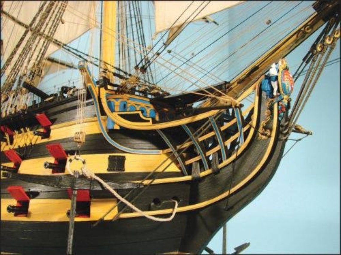 Papercraft Kit HMS Victory Ship 3d Paper Model Crafting Kit PDF Plans ...