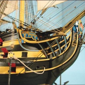 Papercraft Kit HMS Victory Ship 3d Paper Model Crafting Kit PDF Plans ...