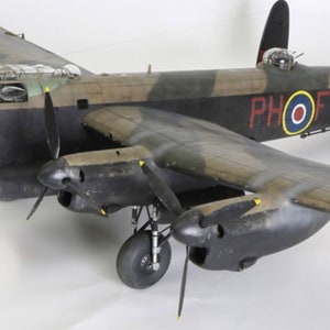 Papercraft Kit Lancaster Plane 3d Paper Model Crafting Kit PDF Plans to ...