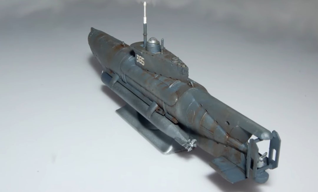Papercraft Kit XXI Seehund U-boat Submarine 3d Paper Model Crafting Kit ...
