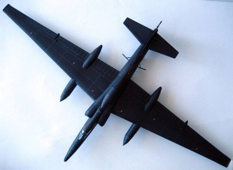 Papercraft Kit U-2 Skunkworks Airplane 3d Paper Model Crafting Kit PDF ...