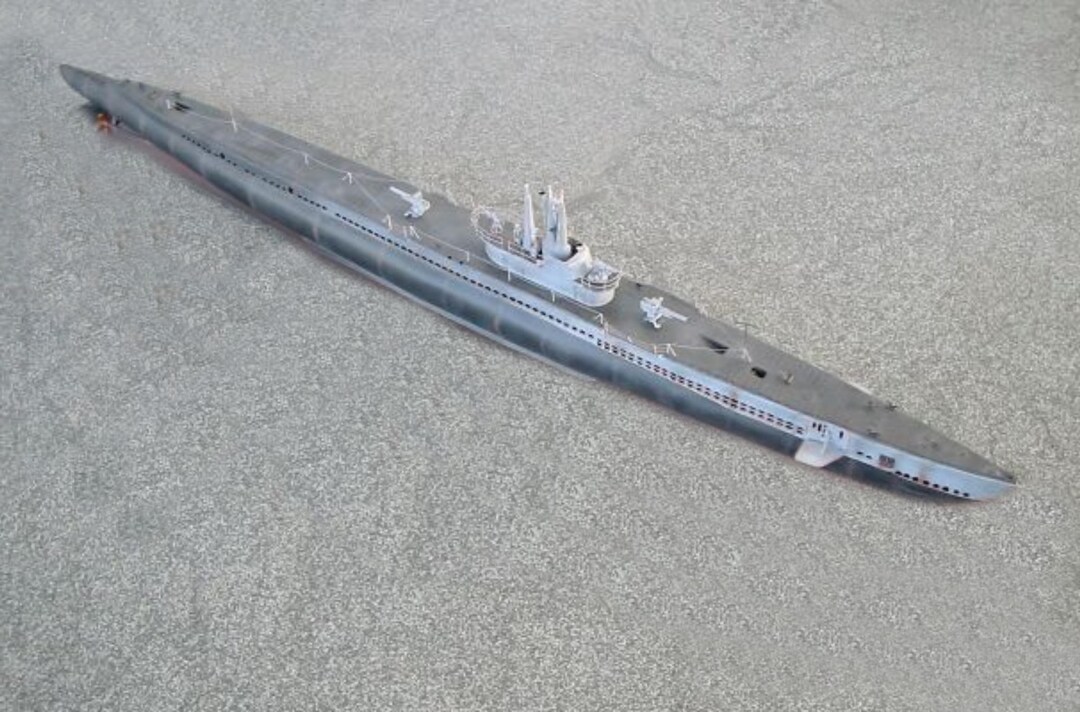 Papercraft Kit USS Archerfish Submarine 3d Paper Model Crafting Kit PDF ...