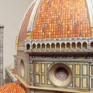 Papercraft Kit Cathedral Florence 3d Paper Model Crafting PDF Plans DIY ...