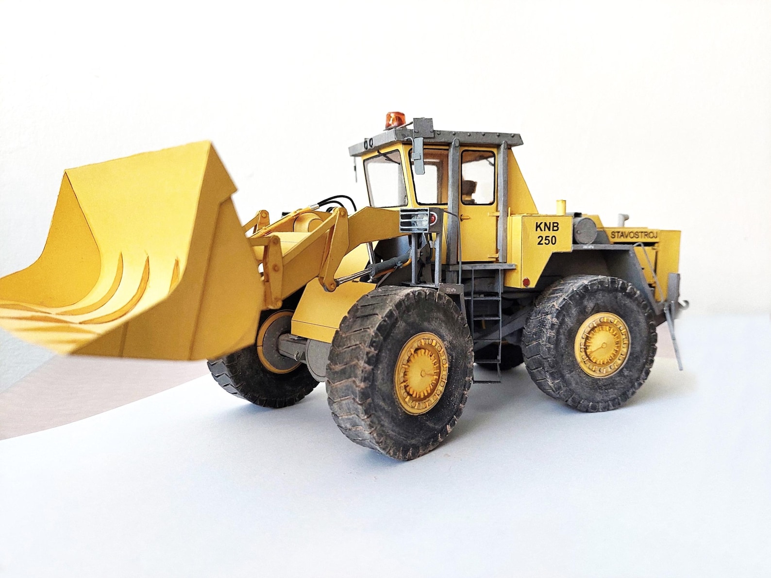 Papercraft Kit Bulldozer 3d Paper Model Crafting Kit PDF Plans to Print ...