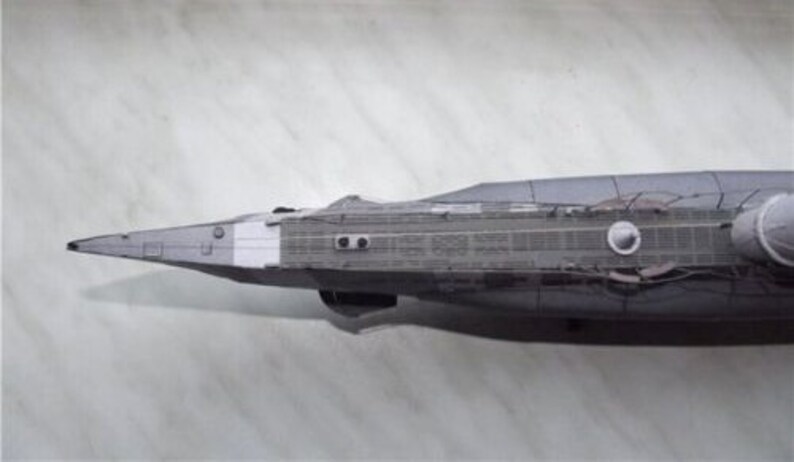 Papercraft Kit VII-D U-boat Submarine 3d Paper Model Crafting Kit PDF ...