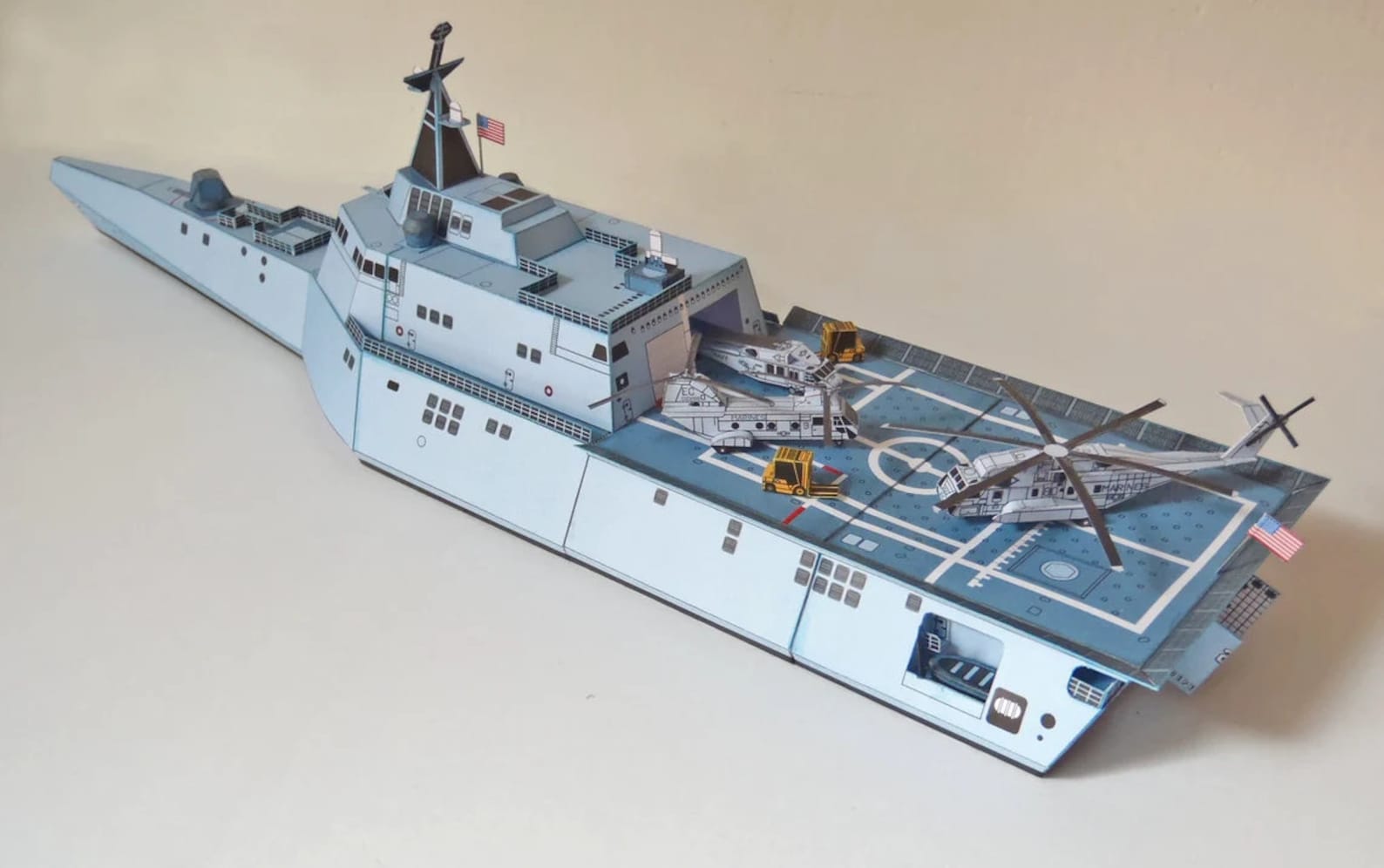 Papercraft Kit Independence Ship 3d Paper Model Crafting Kit PDF Plans ...