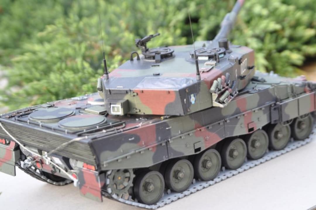 Papercraft Kit Leopard 2 Tank 3d Paper Model Crafting Kit PDF Plans to ...