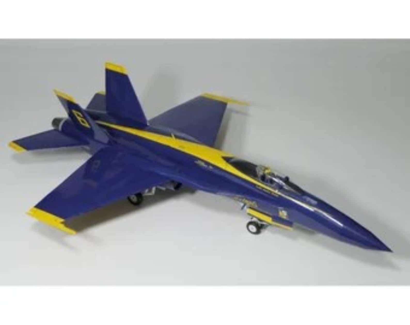 Papercraft Kit F/A-18 Superhornet Blue Angels Airplane 3d Paper Model ...