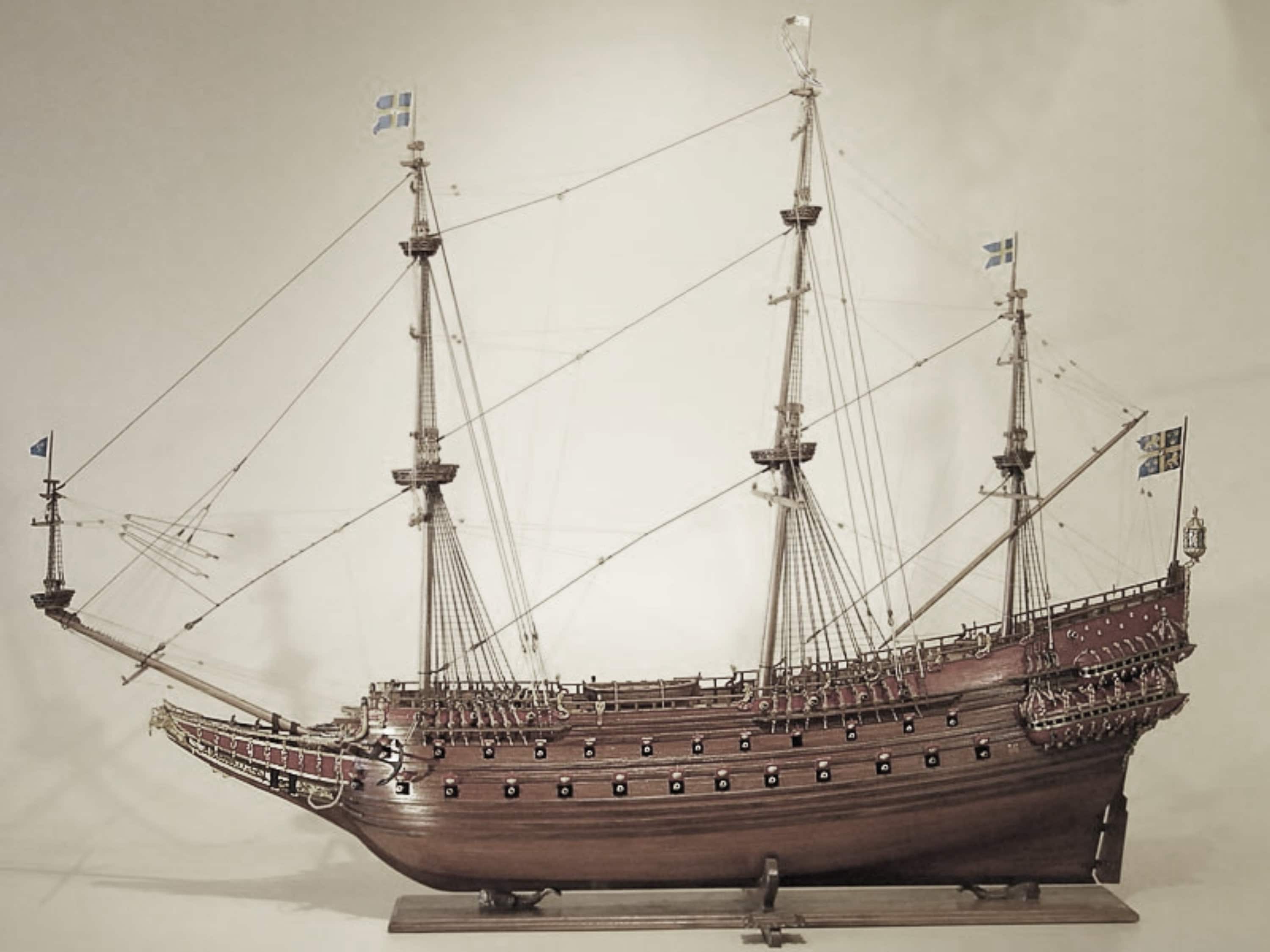 Papercraft Kit Vasa Warship 3d Paper Model Crafting Kit PDF Plans to ...