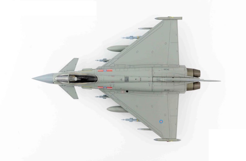 Papercraft Kit Eurofighter Airplane 3d Paper Model Crafting Kit PDF ...