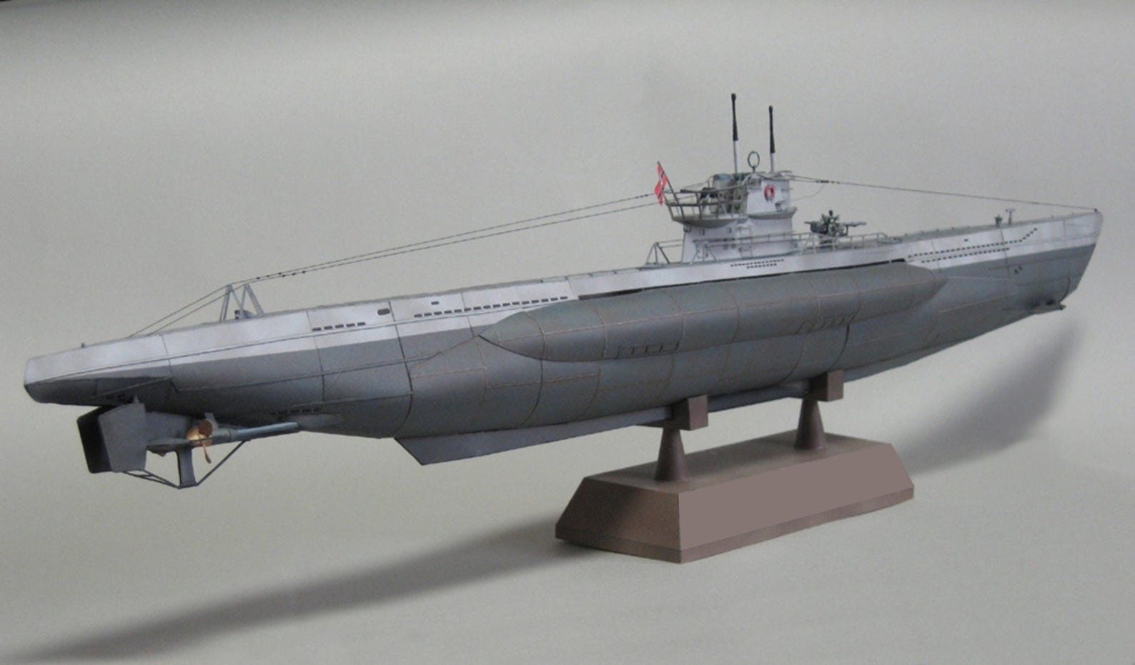 Papercraft Kit VII-C U-boat Submarine 3d Paper Model Crafting Kit PDF ...