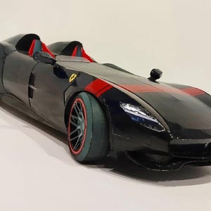 Papercraft Kit Ferrari F40 Car 3d Paper Model Crafting Kit PDF Plans to ...