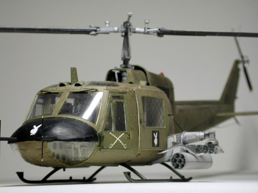 Papercraft Kit Bell Helicopter 3d Paper Model Crafting Kit PDF Plans to ...