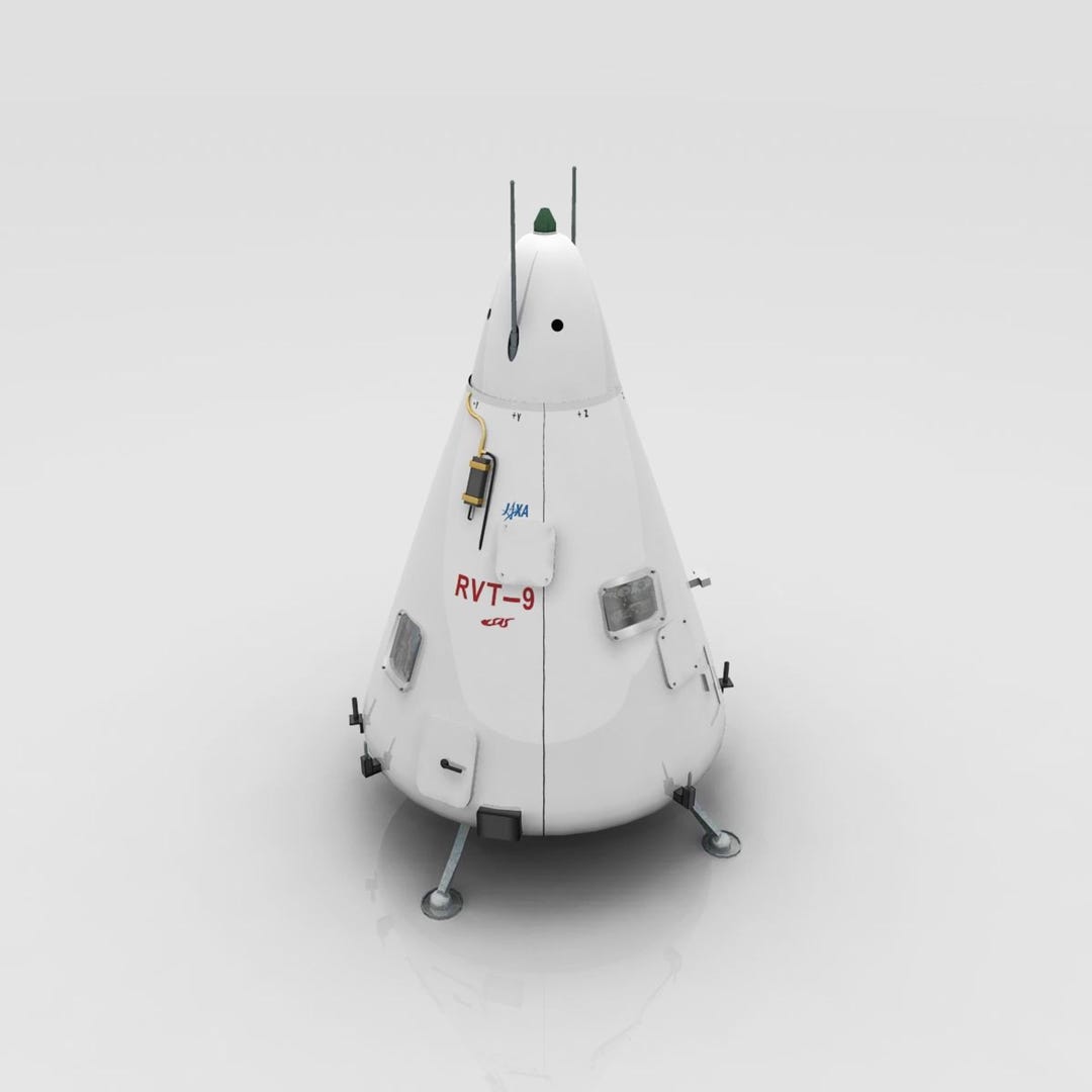 Papercraft Kit RVT Rocket Reusable 3d Paper Model Crafting Kit PDF ...