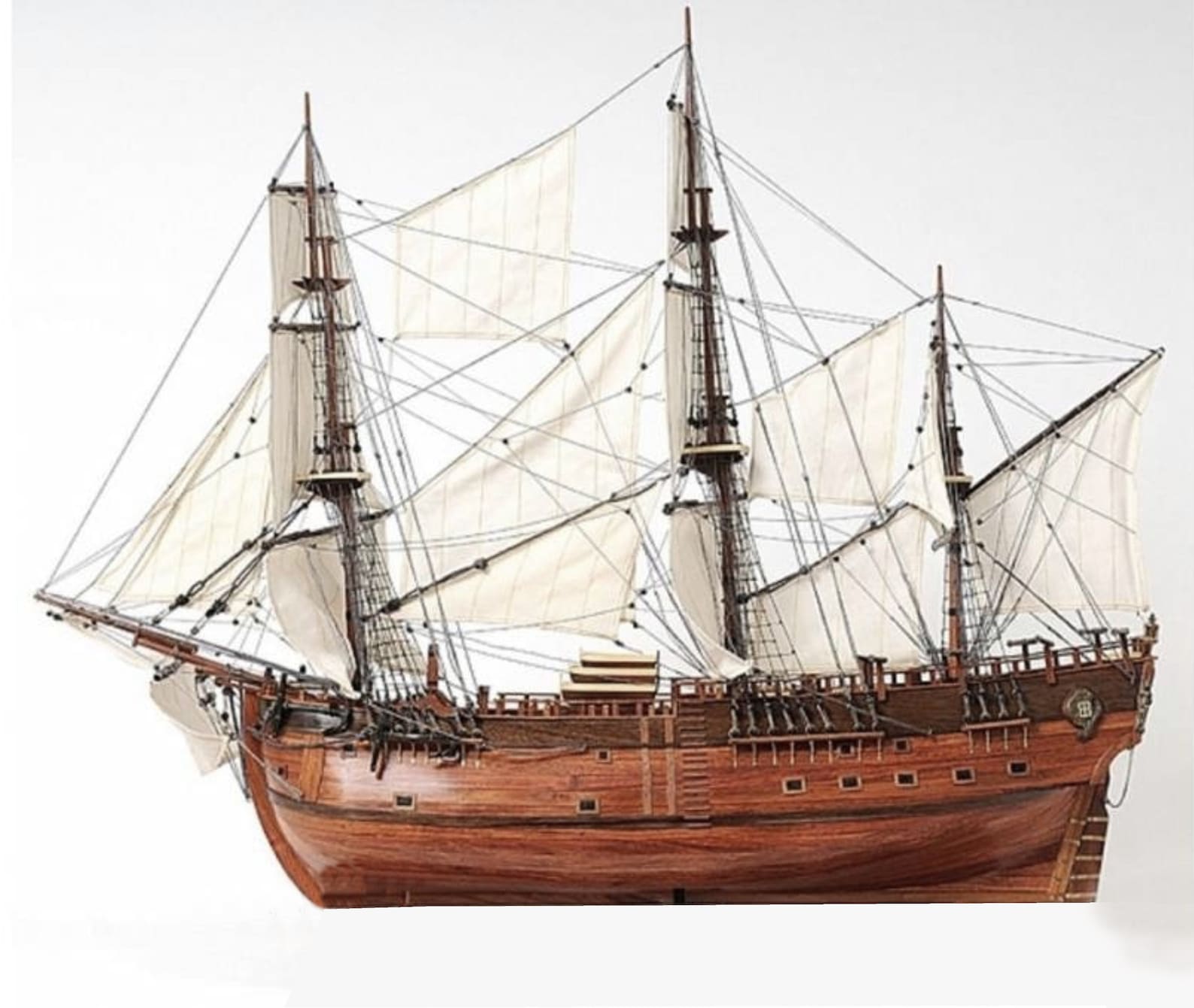 Papercraft Kit Endeavour Vessel 3d Paper Model Crafting Kit PDF Plans ...