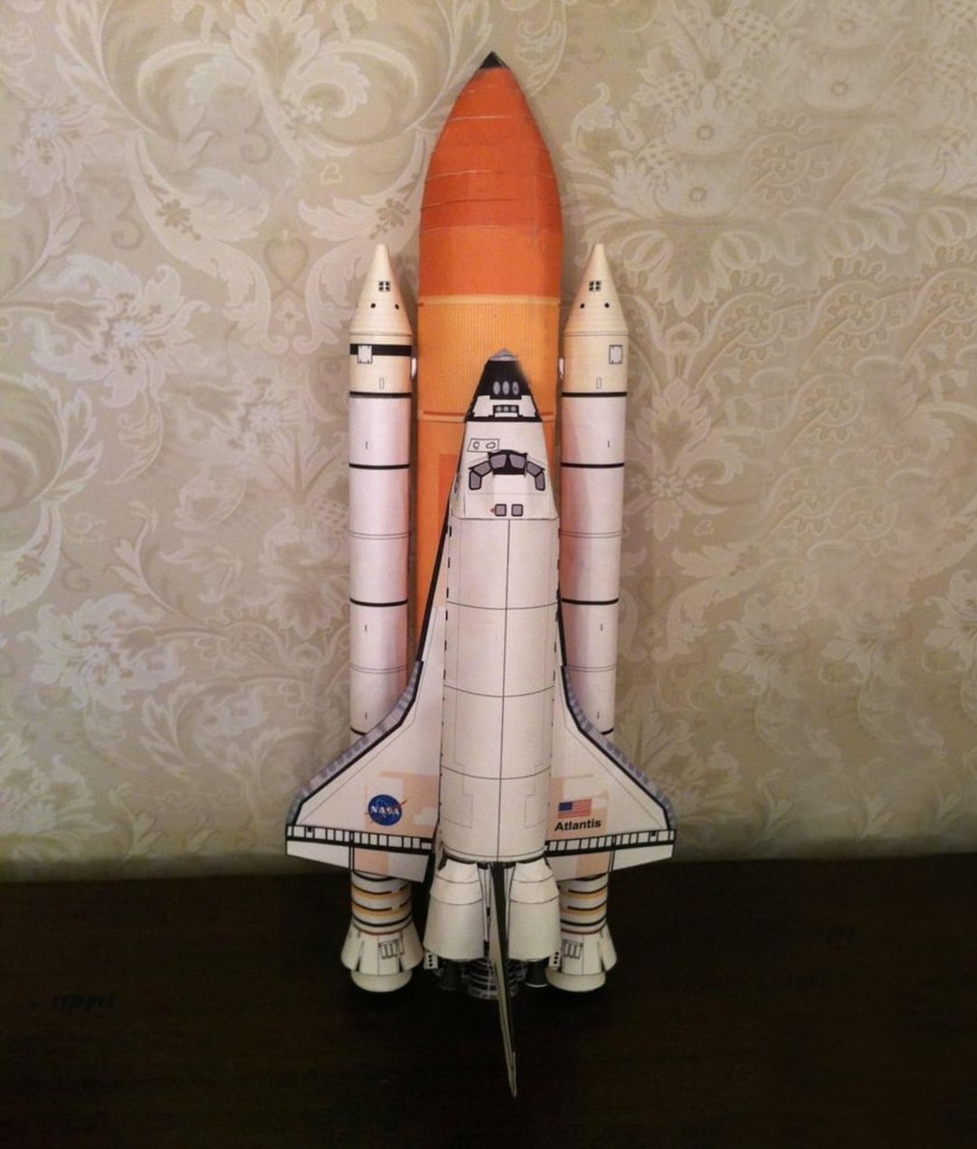 Papercraft Kit Atlantis Spaceship 3d Paper Model Crafting Kit PDF Plans ...