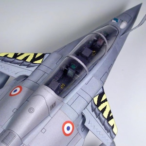 Papercraft Kit Rafale Airplane 3d Paper Model Crafting Kit PDF Plans to ...