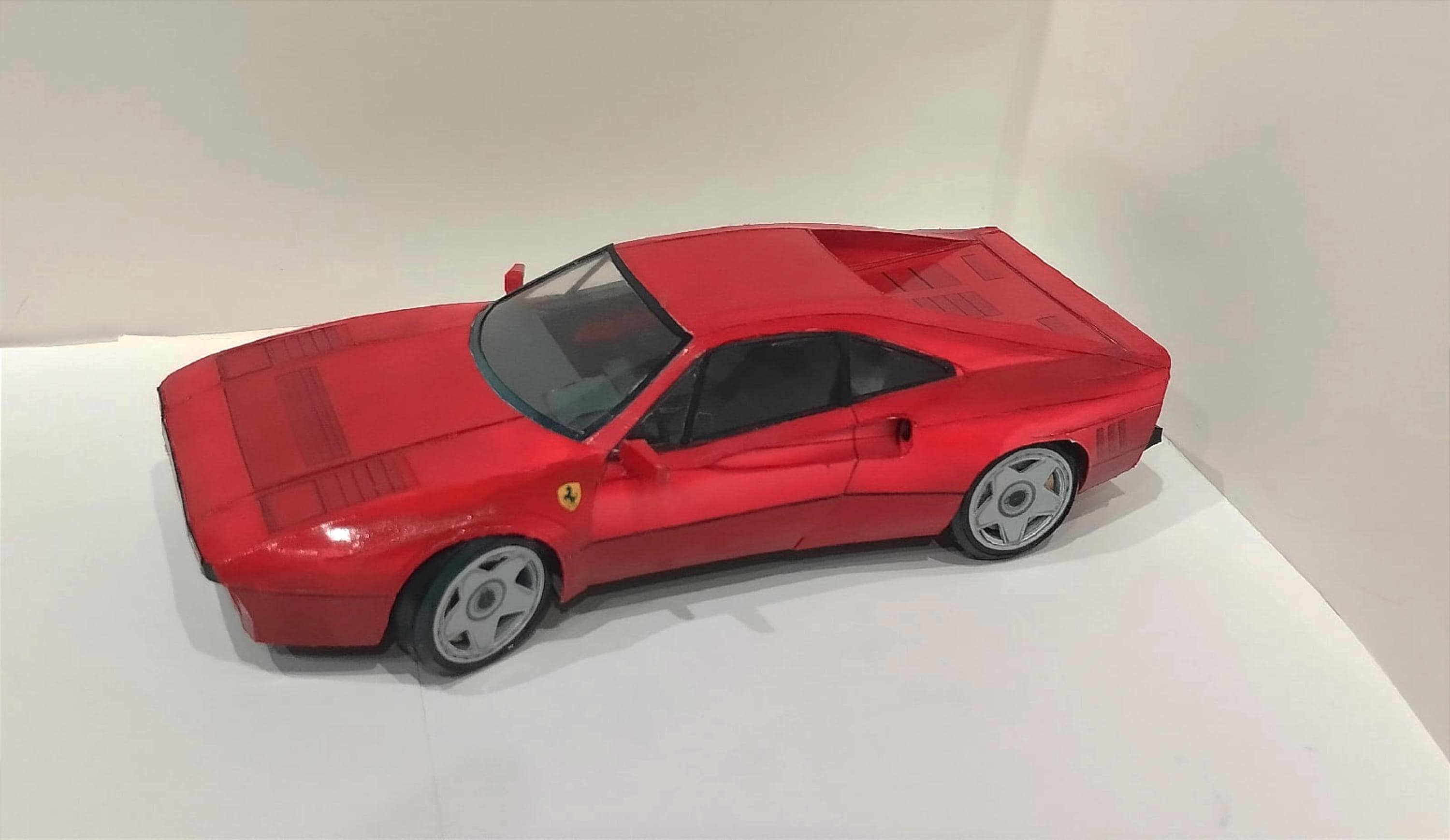 Papercraft Kit Ferrari GTO 288 Car 3d Paper Model Crafting Kit PDF ...