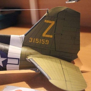 Papercraft Kit Douglas C-47 Skytrain Airplane 3d Paper Model Crafting ...