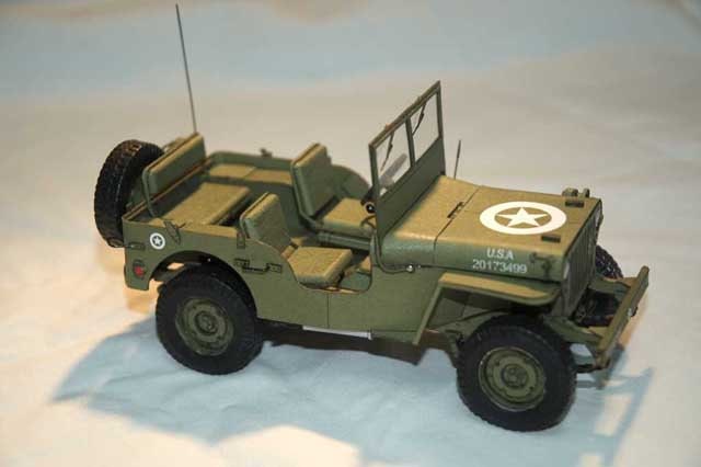Papercraft Kit Willis Jeep Car 3d Paper Model Crafting Kit PDF Plans to ...