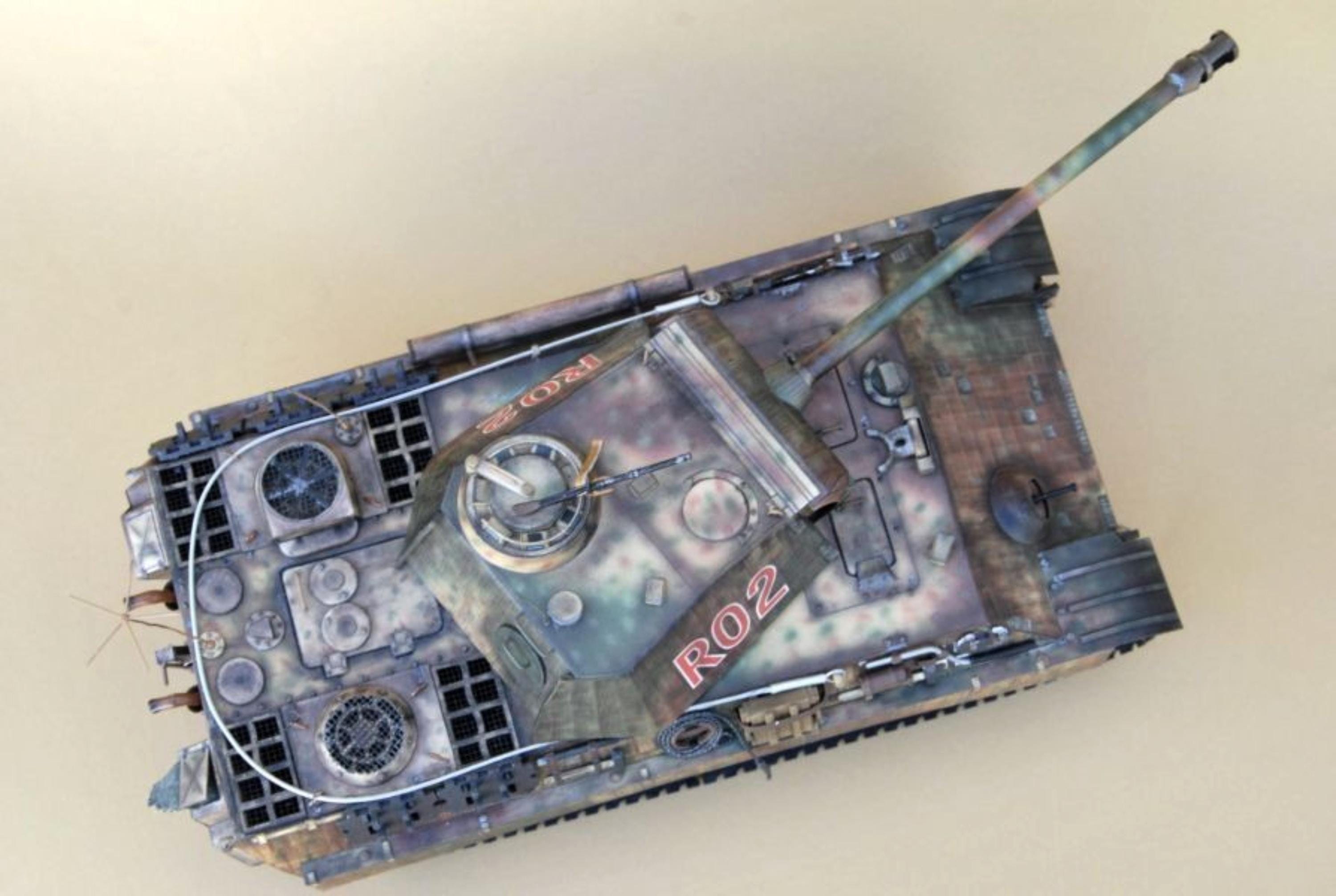 Papercraft Kit Panther WW2 German Tank 3d Paper Model Crafting Kit PDF ...