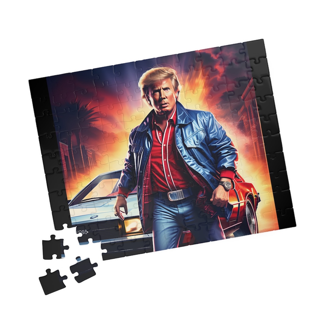 Trump to the Future Puzzle 110, 252, 520 Pieces - Etsy