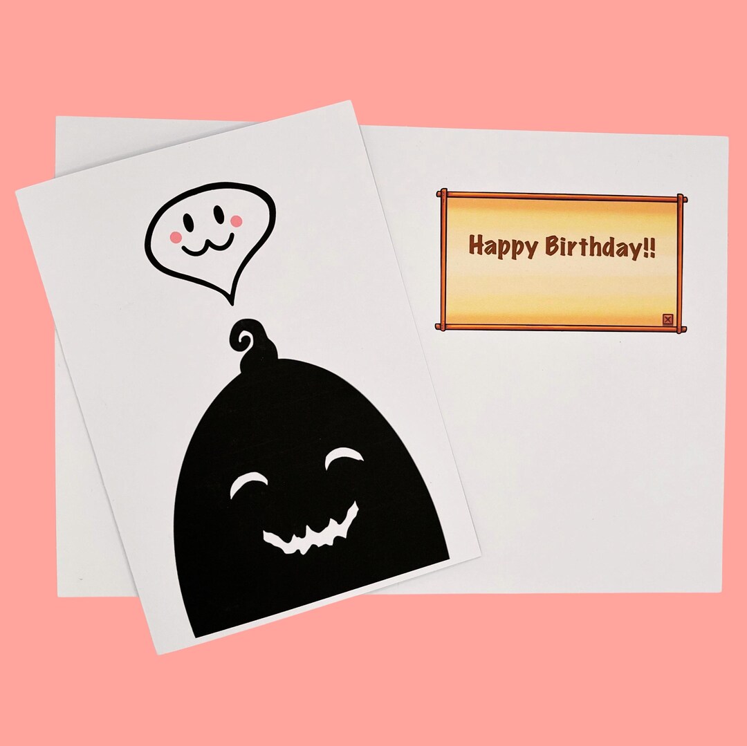 Cute Krobus Happy Birthday Greeting Gift Card for Stardew Valley Fan ...