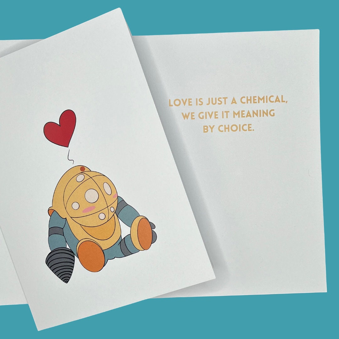 Big Daddy Love is Just a Chemical... Greeting Card * Geeky Romantic ...
