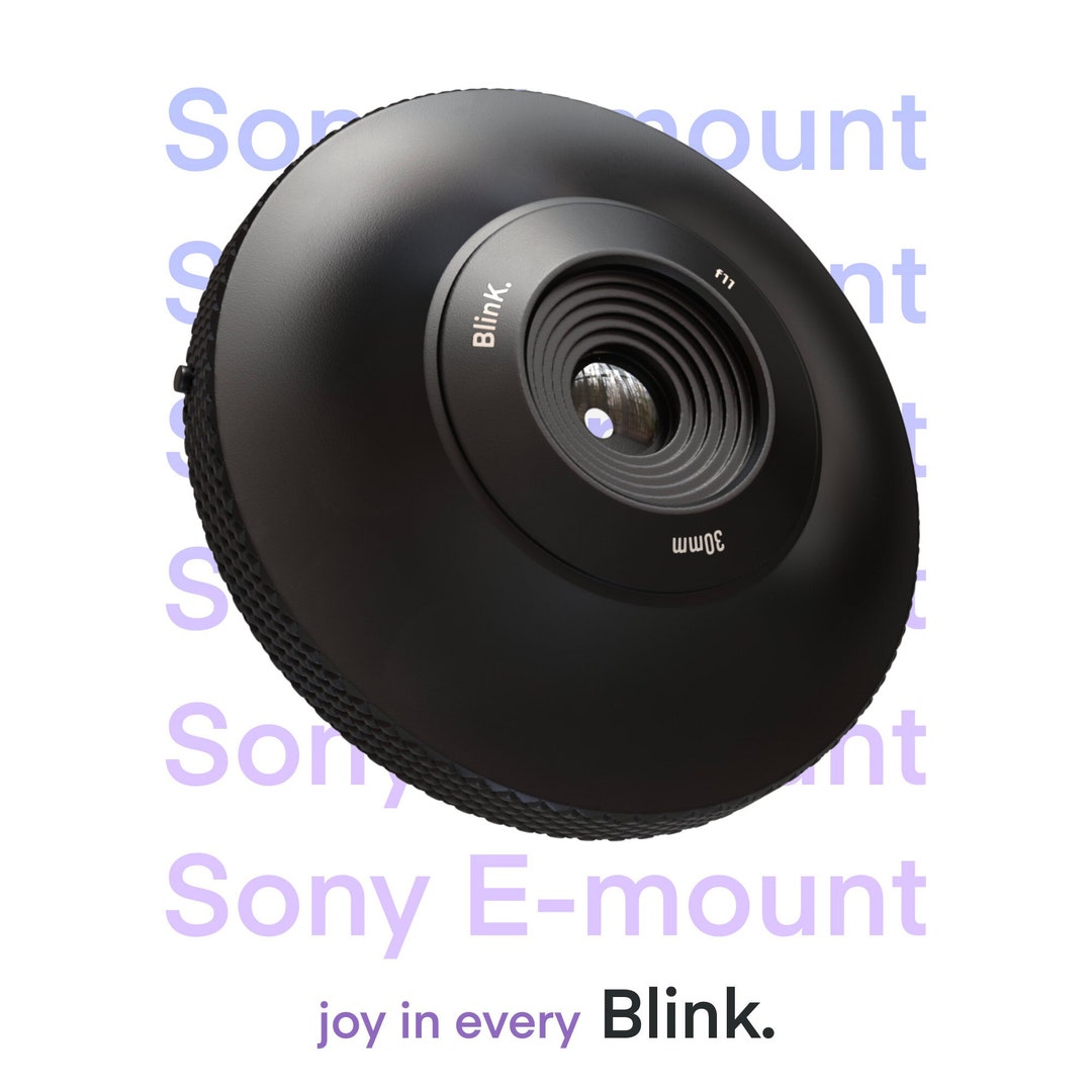 Disposable Camera Lens Blink. for Sony E-mount - Etsy