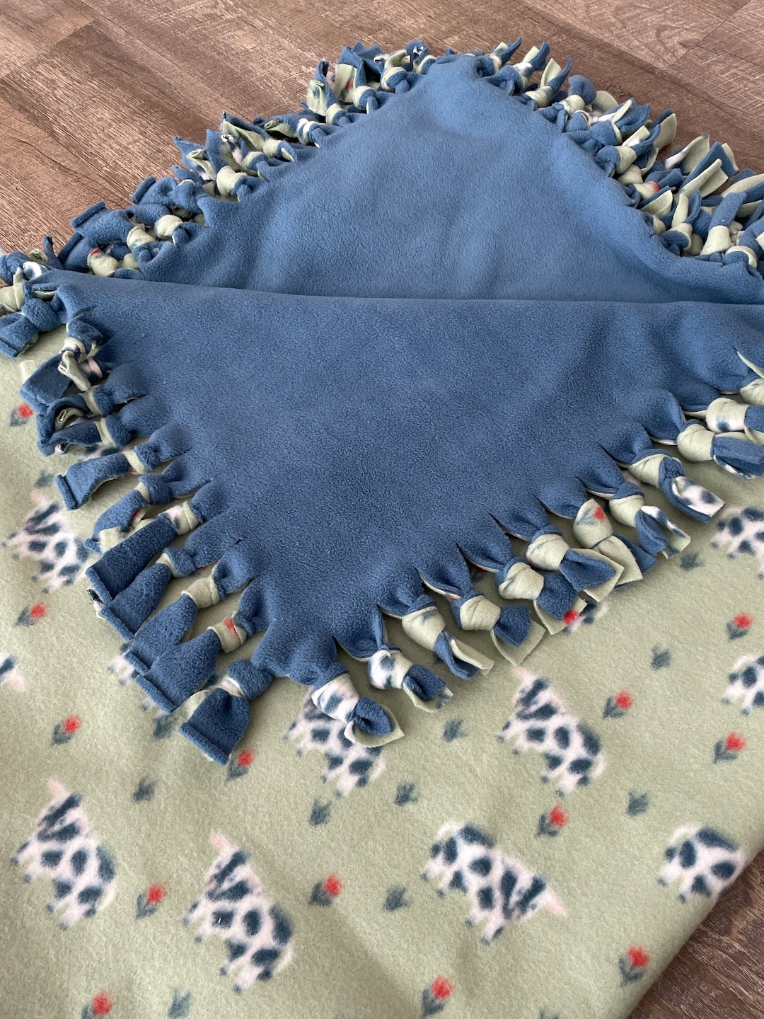 Homemade Baby Tie Blanket - Etsy