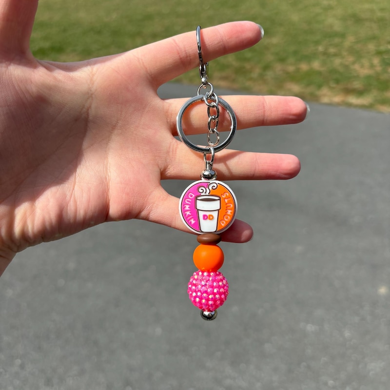 Dunkin Donuts Keychain - Etsy