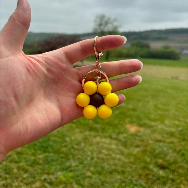 Flower Keychain - Etsy