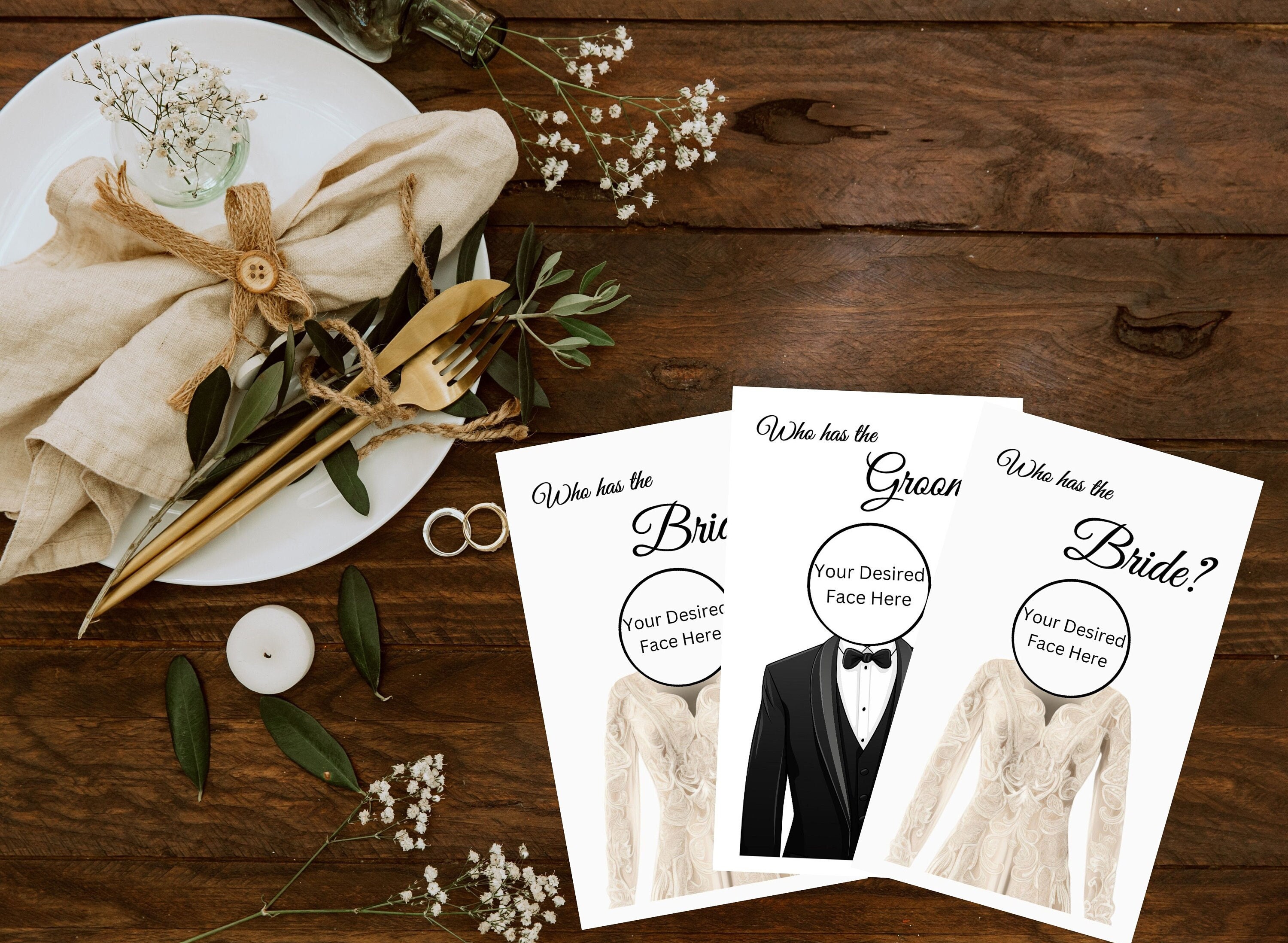 Who Has the Groom Scratch off Bridal Game Template I Who Has the Bride ...
