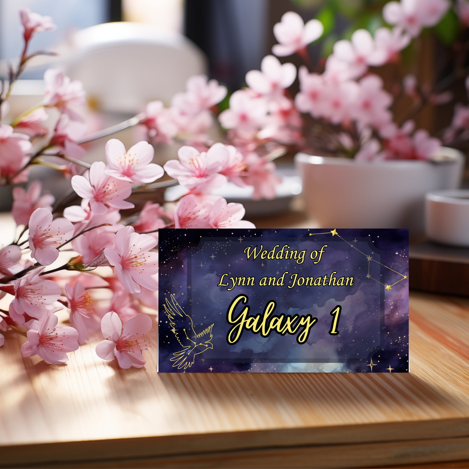 Gold Constellations With Celestial and Galaxy Theme Fully Editable ...