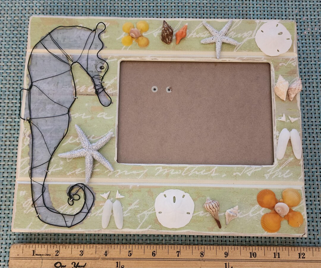 9.5x12 Beach Themed Picture Frame - Etsy