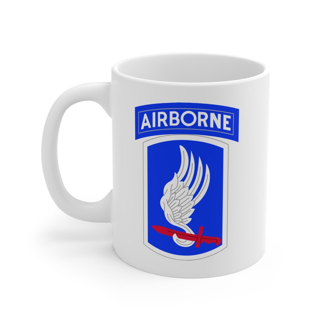 173rd AIRBORNE Mug, Army Veteran Mug, Unit Pride Coffee Mug, Large ...