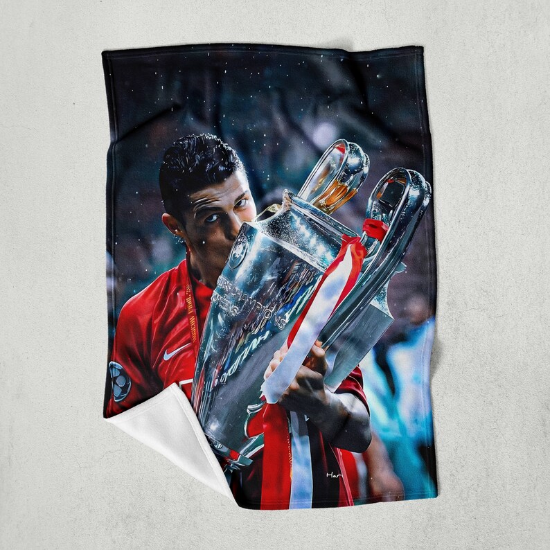 Cristiano Ronaldo, Cristiano Ronaldo Blanket, Ultra Soft Blanket, Baby Blanket, Custom Blanket ...