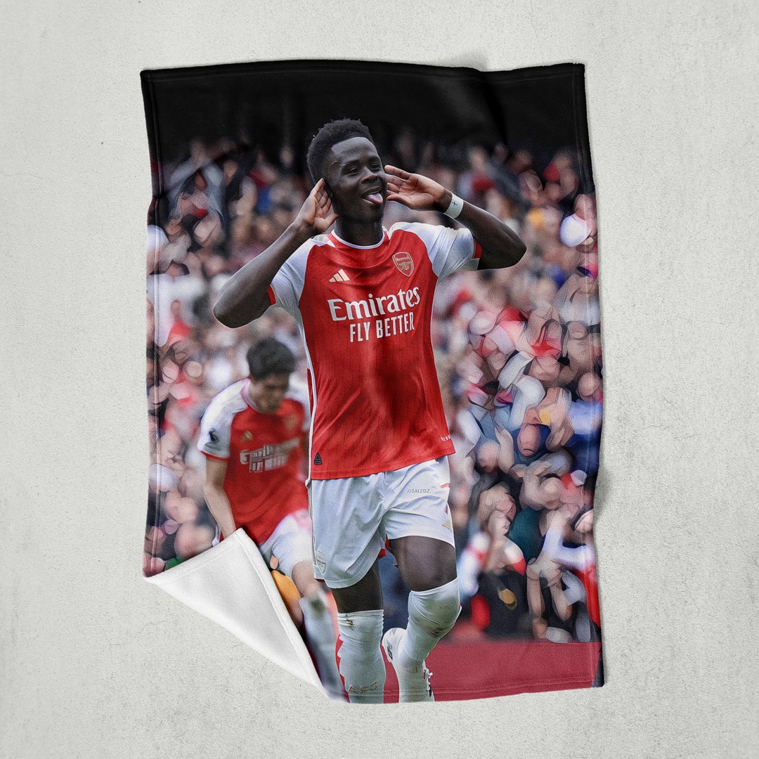 Bukayo Saka Blanket,arsenal,football Player,gaming Boy Friend Gift ...