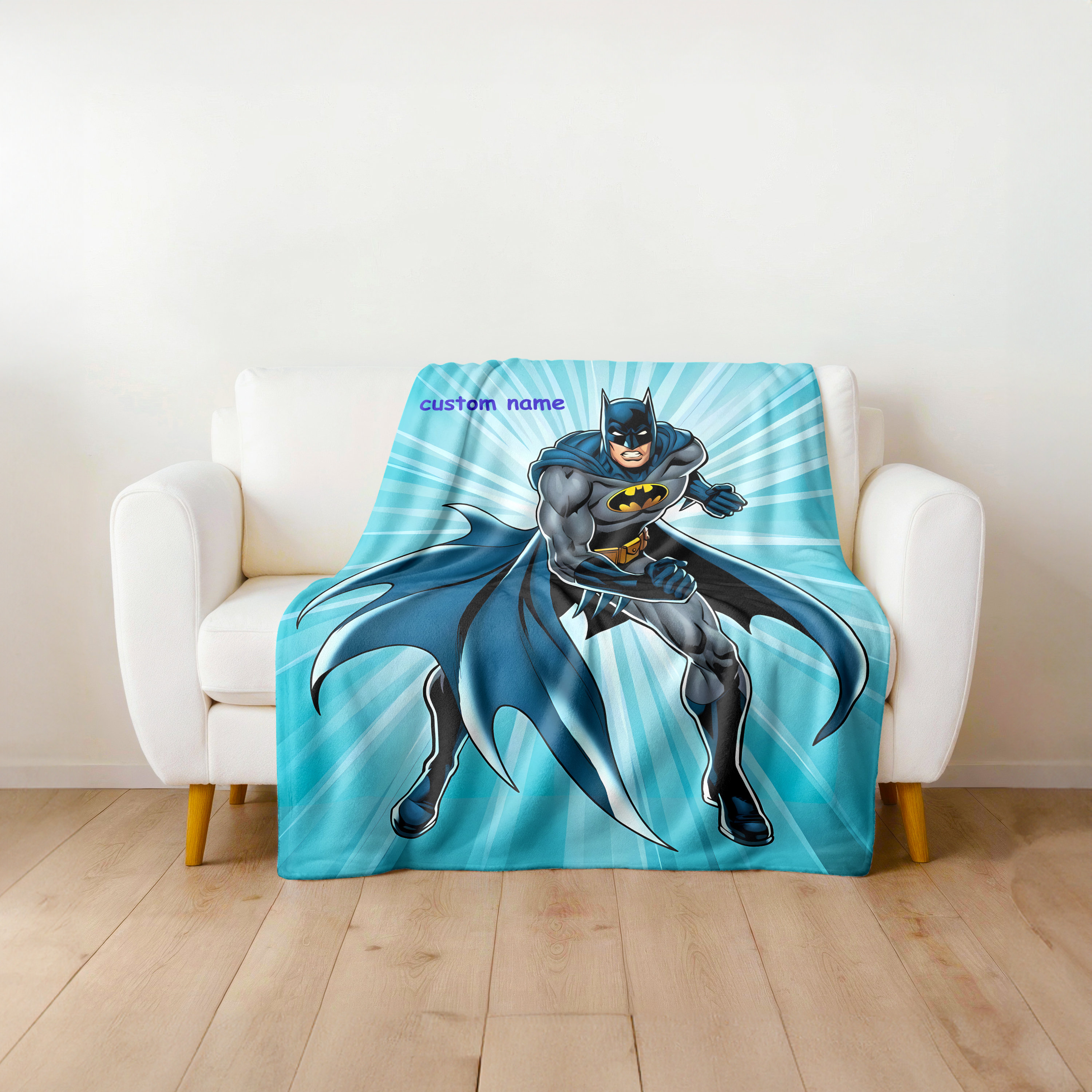 Batman, Custom Name, Batman Blanket, Batman Lovers , Ultra Soft Blanket ...