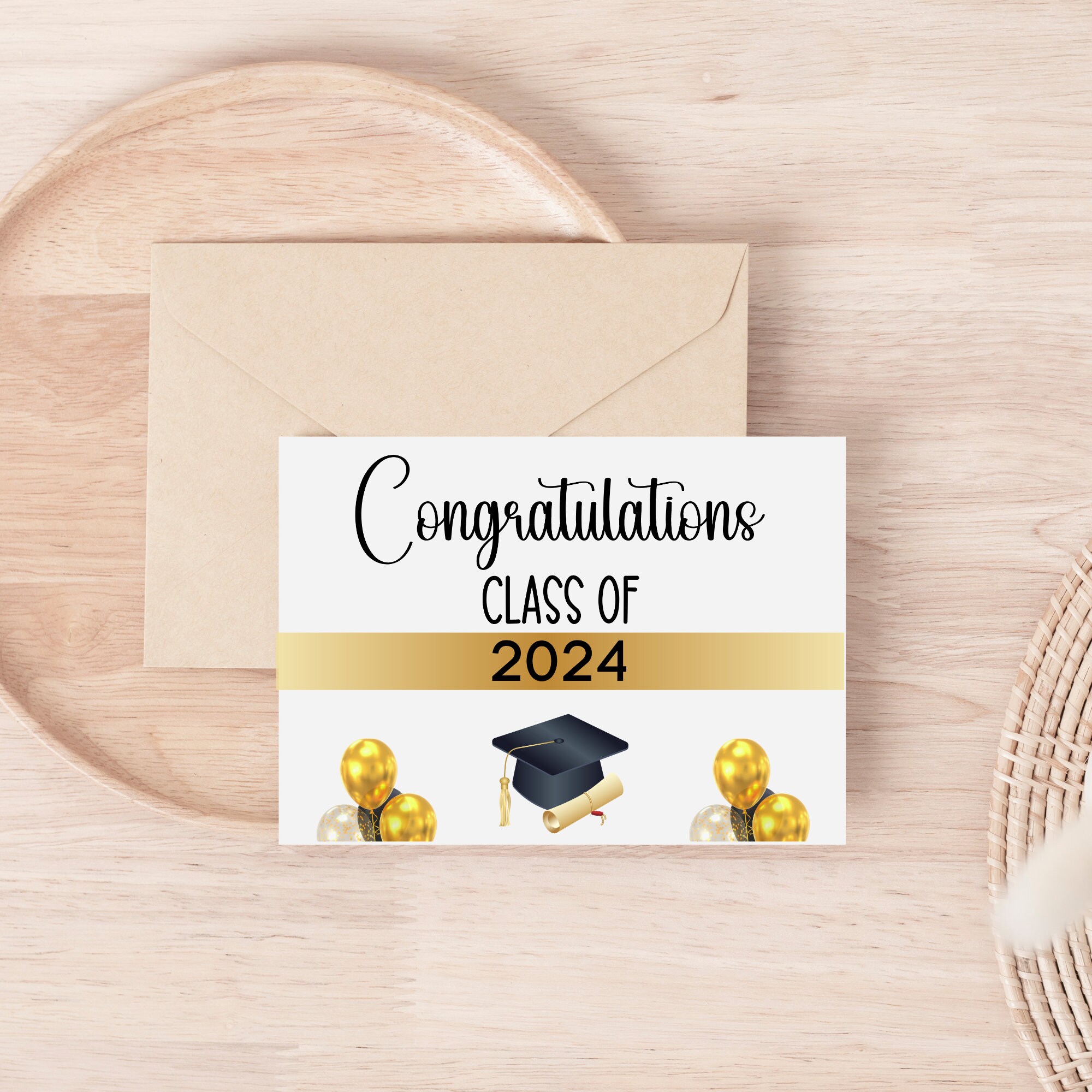Class of 2024 Graduation Card Greeting Card for 2024 Graduate Senior ...
